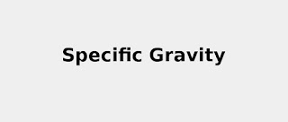 Specific Gravity