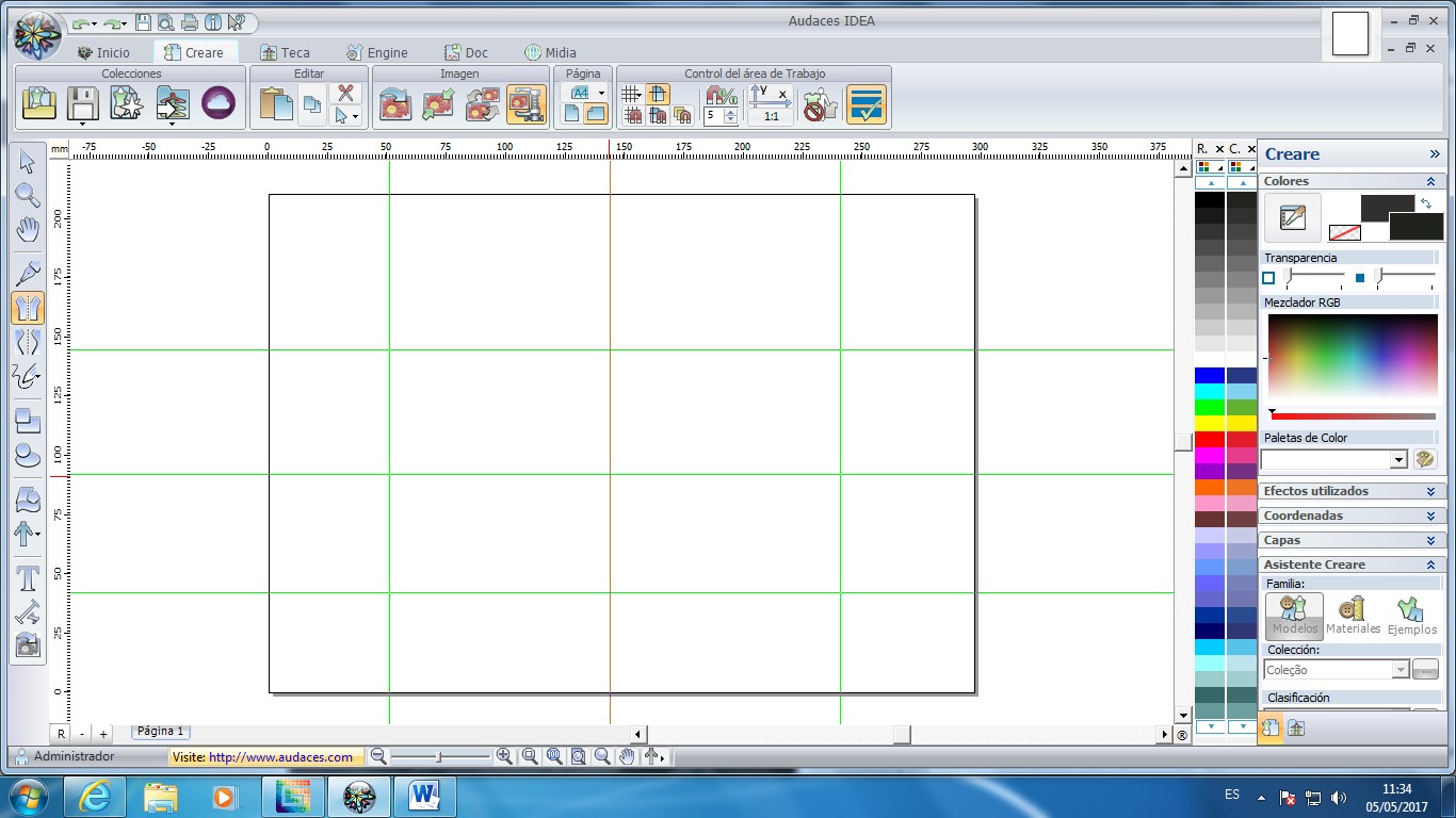 Audaces IDEA: Herramientas del programa Audaces IDEA