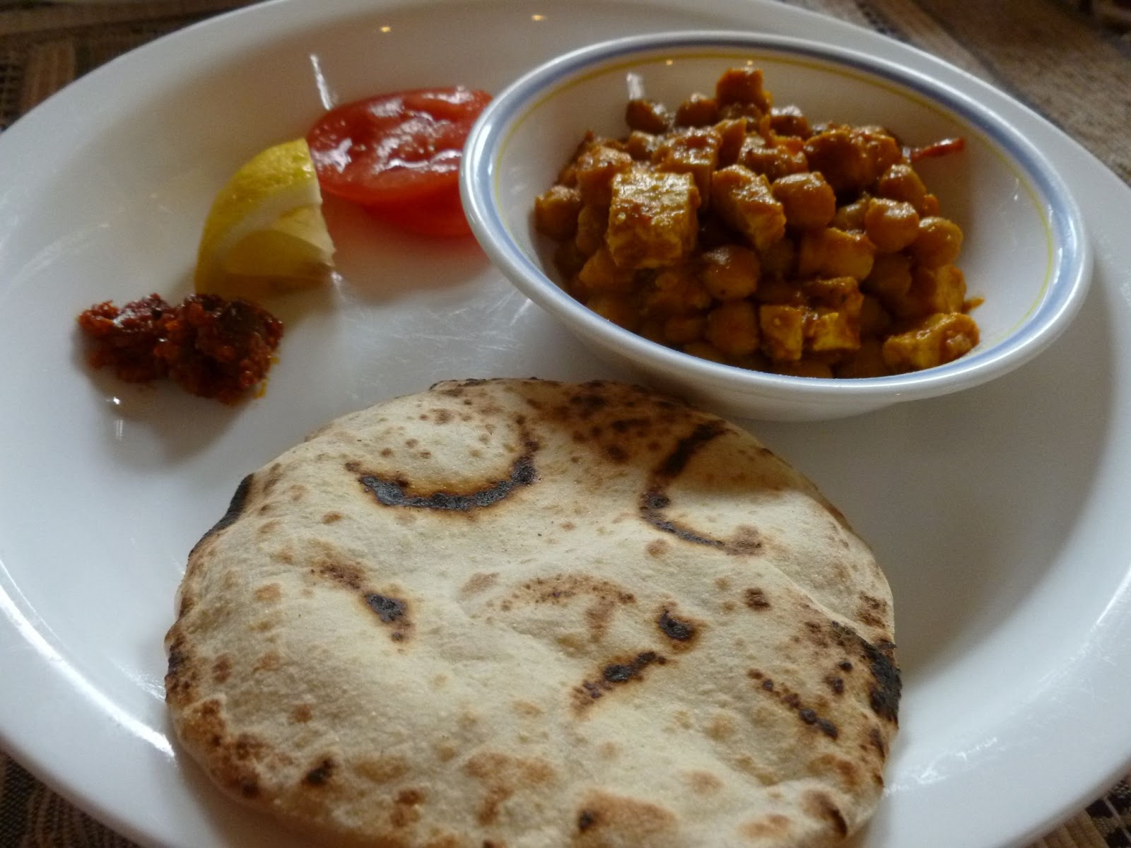 Indian Food: Bhatura Paratha or Roasted Bhatura