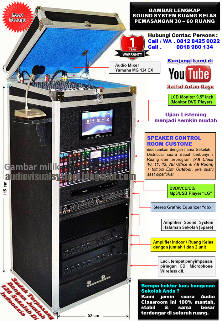 Sound System Ruang Kelas Fasilitas Sekolah: Paging System Dengan Design ...