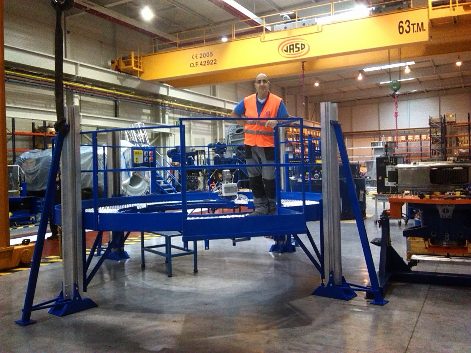 Plataforma circular.