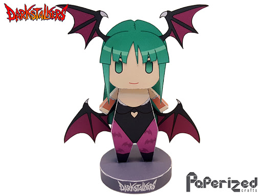 Darkstalkers: Morrigan Aensland Paperized | Paperized Crafts
