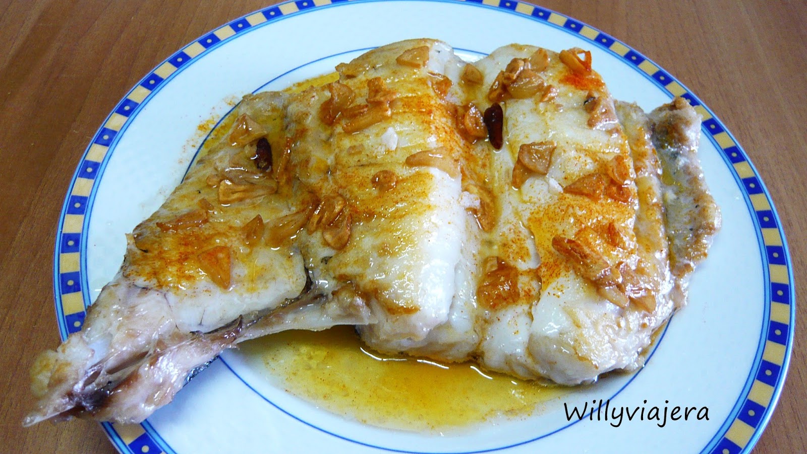 WILLYVIAJERA PURI: Cogote de merluza al orio