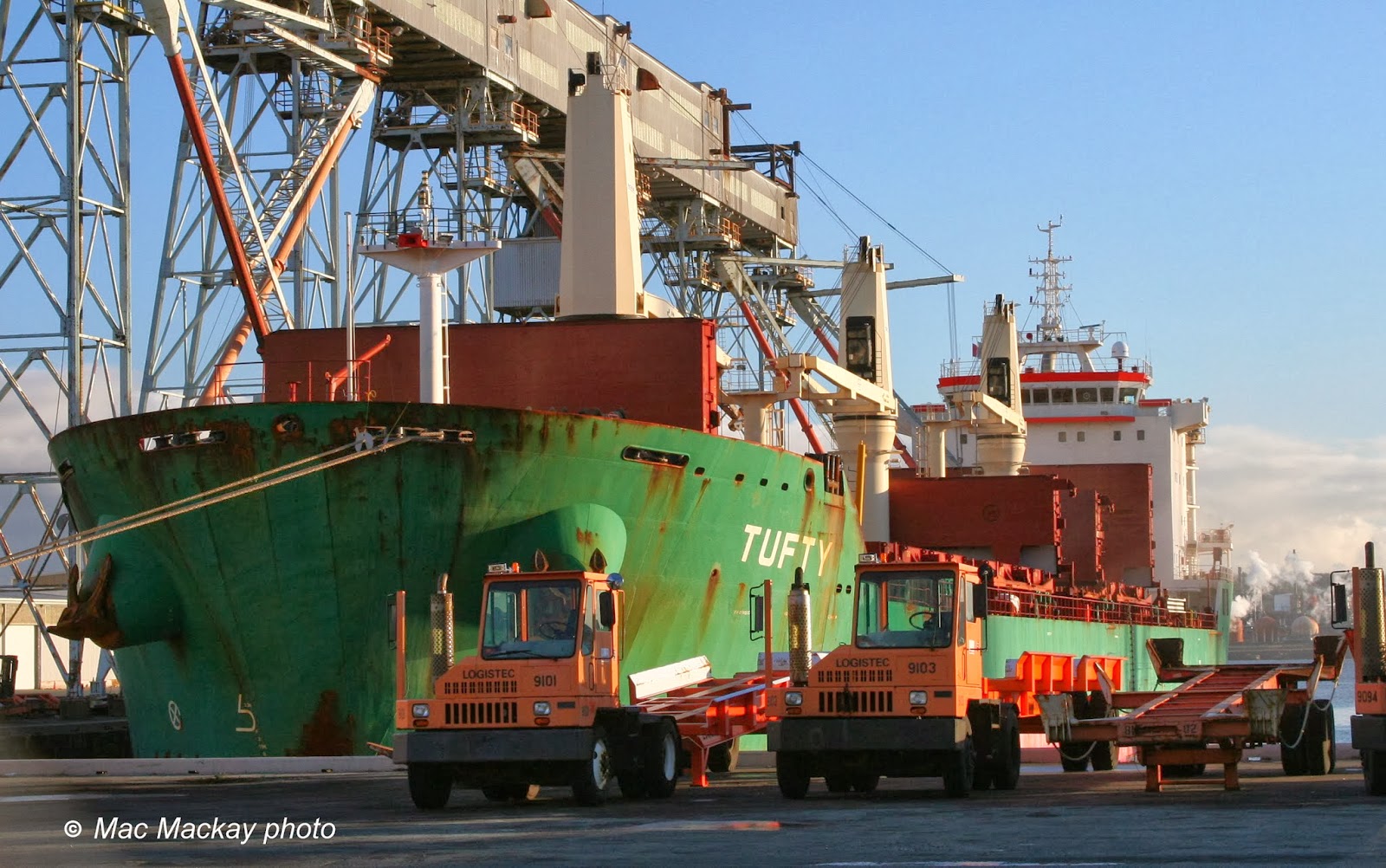 Shipfax: Quick visit for Tufty