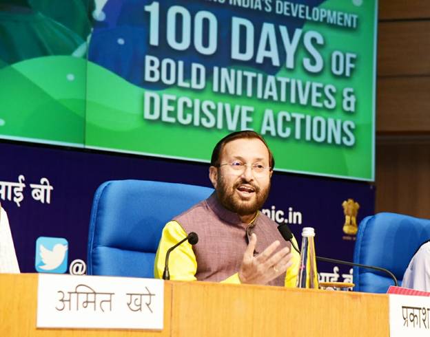 Modi Government 100 Days Report Card Presented by Shri Prakash Javadekar