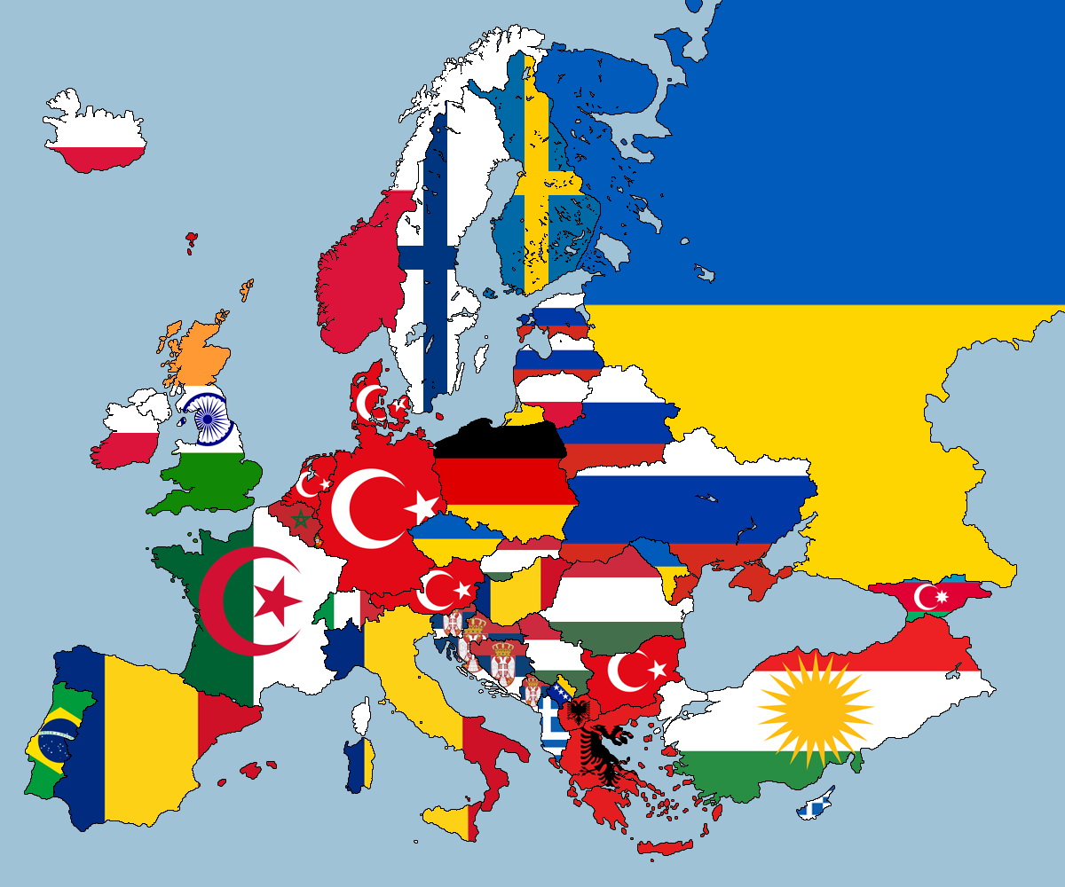 European Countries By 2nd Largest Nationality Vivid Maps european-countries-by-2nd-largest-nationality-vivid-maps
