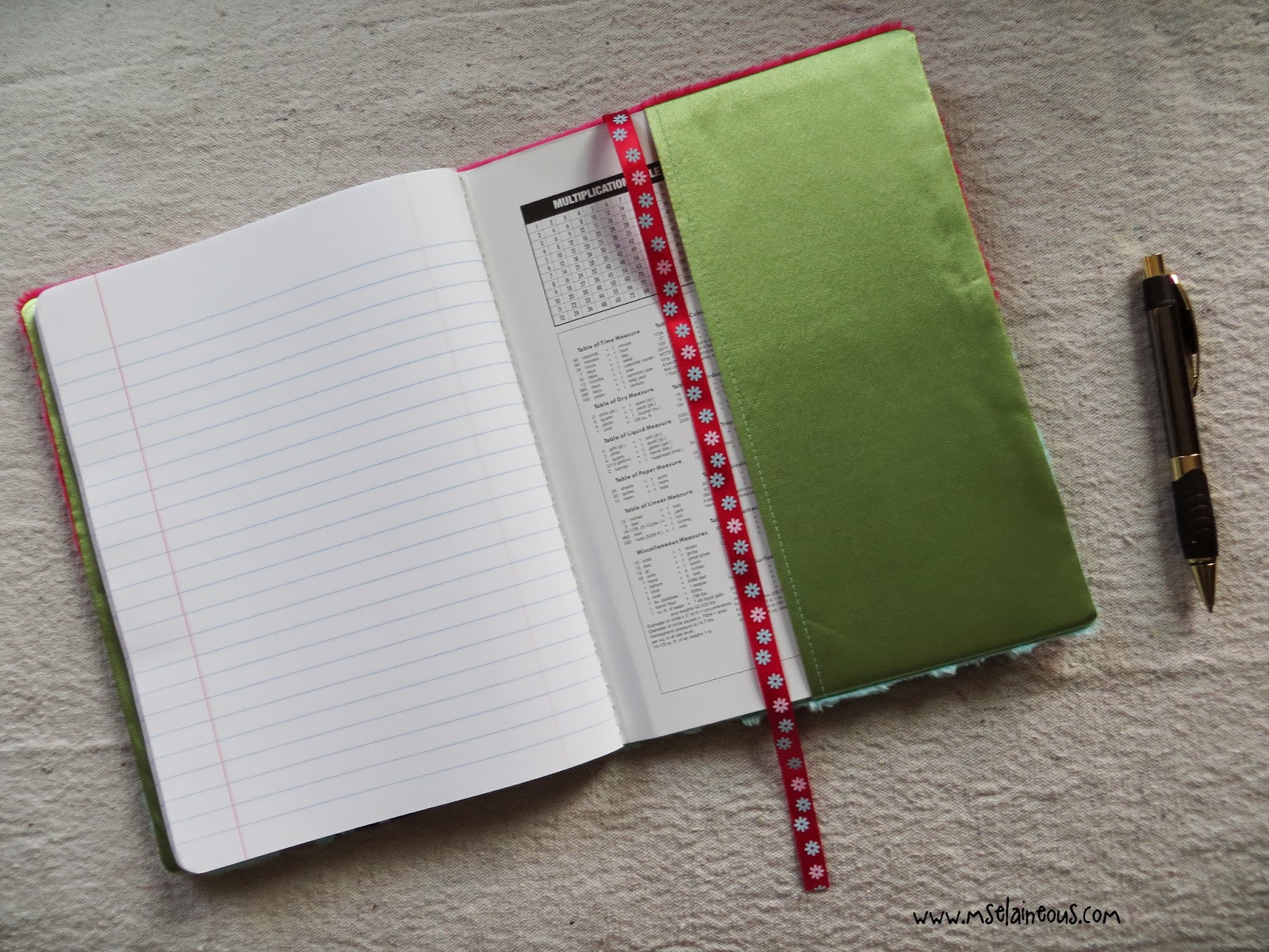 Ms. Elaineous Teaches Sewing: The Cuddle Composition Book Cover - Free