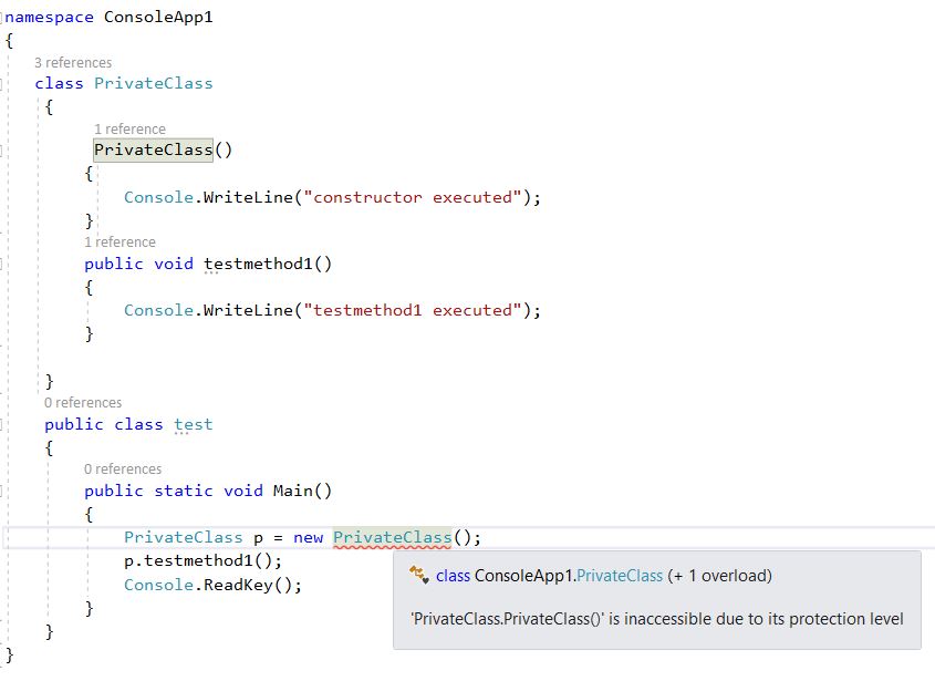 C# Access modifiers-Specifiers | C#.NET,SQL Server and Microsoft Azure
