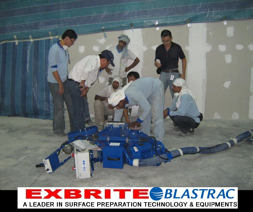 Blastrac-ShotBlaster - exbritestones