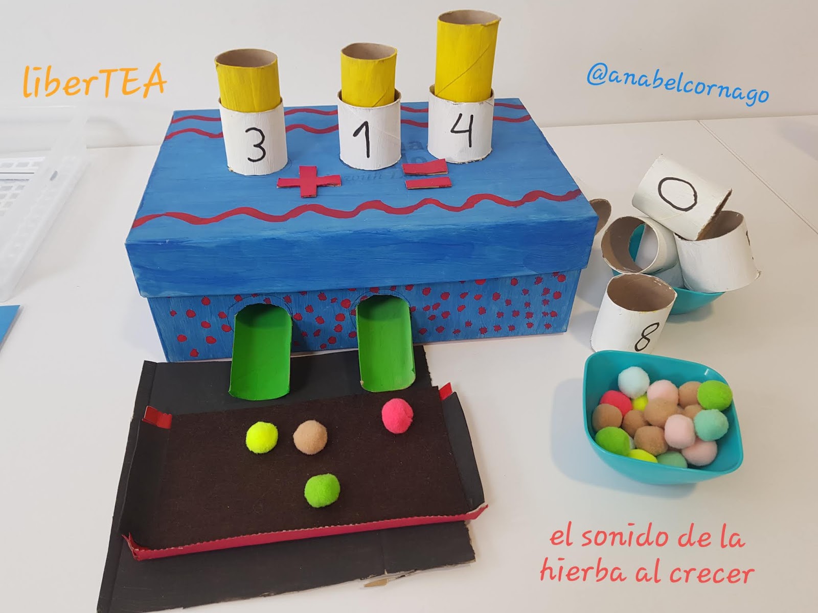 Educación Infantil JUGAMOS AL BINGO CON LA MÁQUINA DE SUMAR