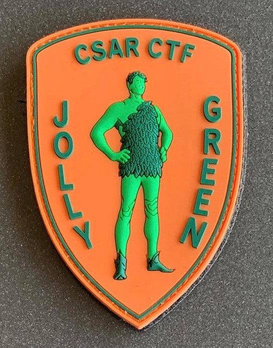 THE USAF RESCUE COLLECTION: USAF Jolly Green / CSAR CTF PVC Patch
