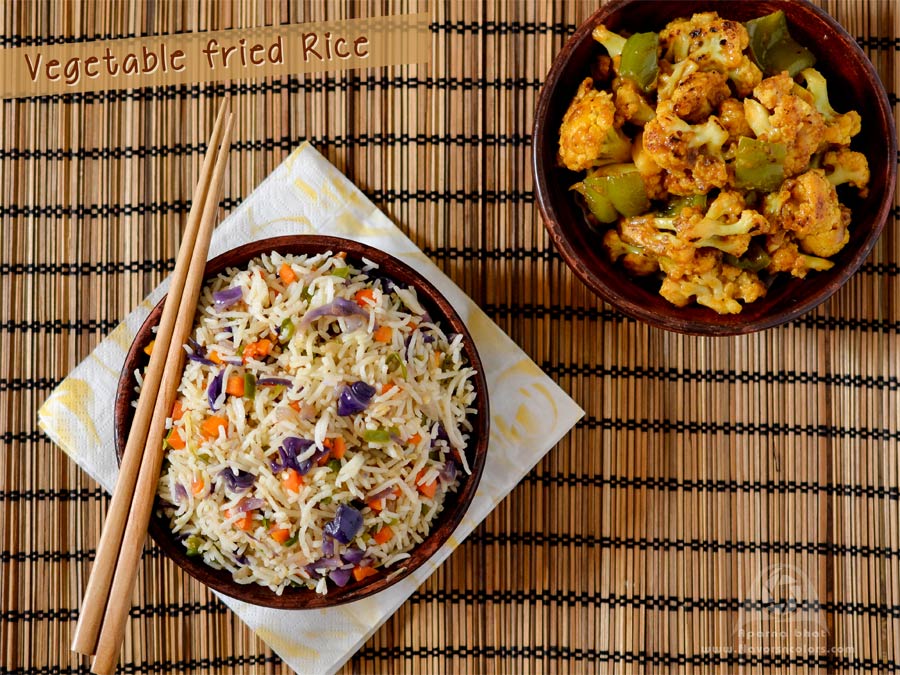 Vegetable Fried Rice ~ Flavors N Colors