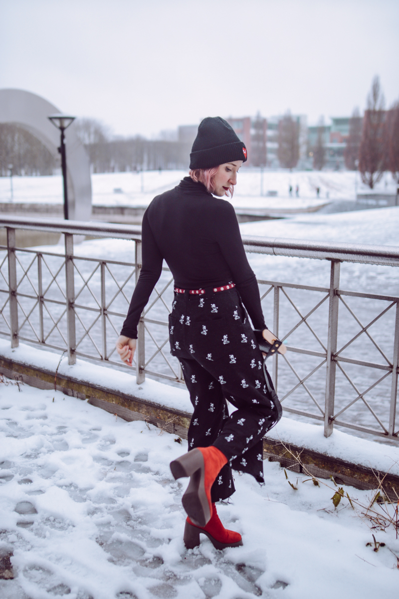 Les bottines rouges — Slanelle Style