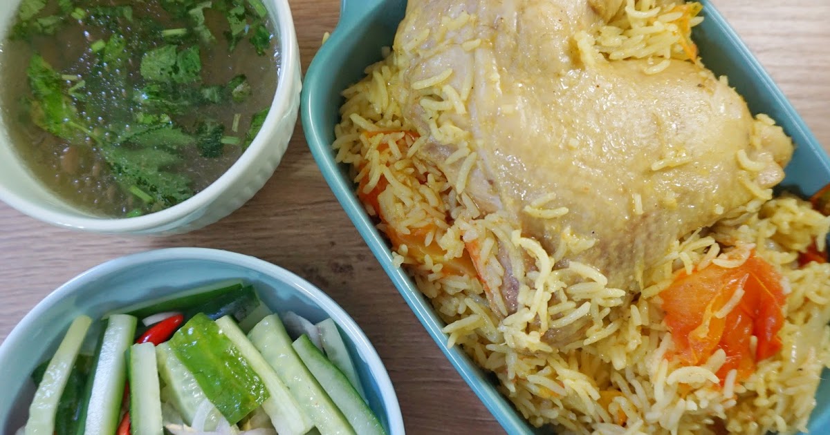 Nasi Arab Mudah Guna Rice Cooker Je