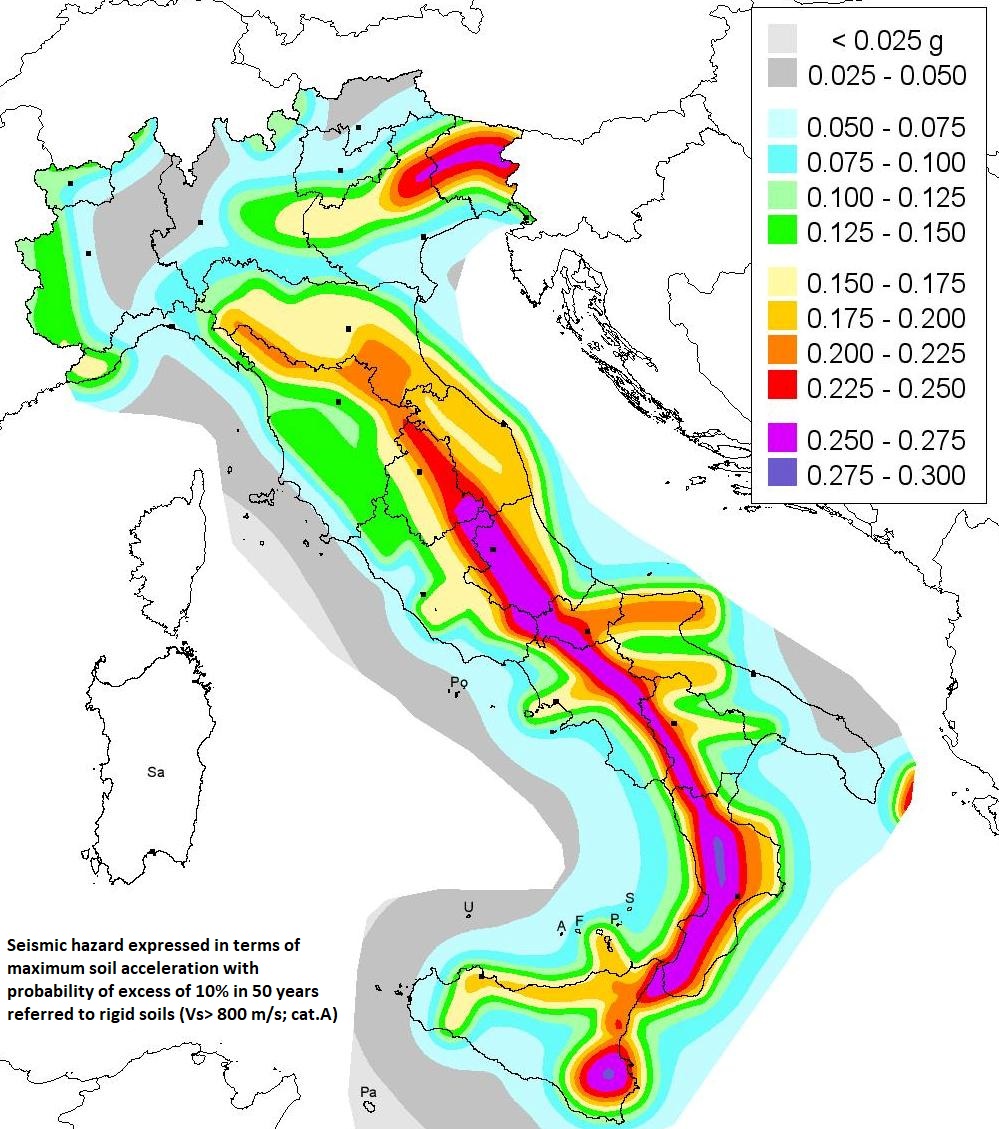 Italy House Hunting: Seismic hazard