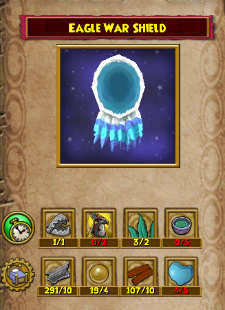 Wizard101 - Wizards Keep: Crafting the Eagle War Shield