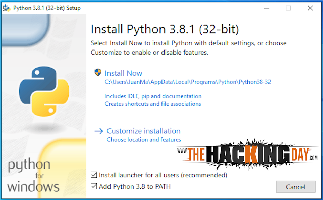 THE HACKING DAY BLOG: COMO INSTALAR PYTHON EN WINDOWS 10