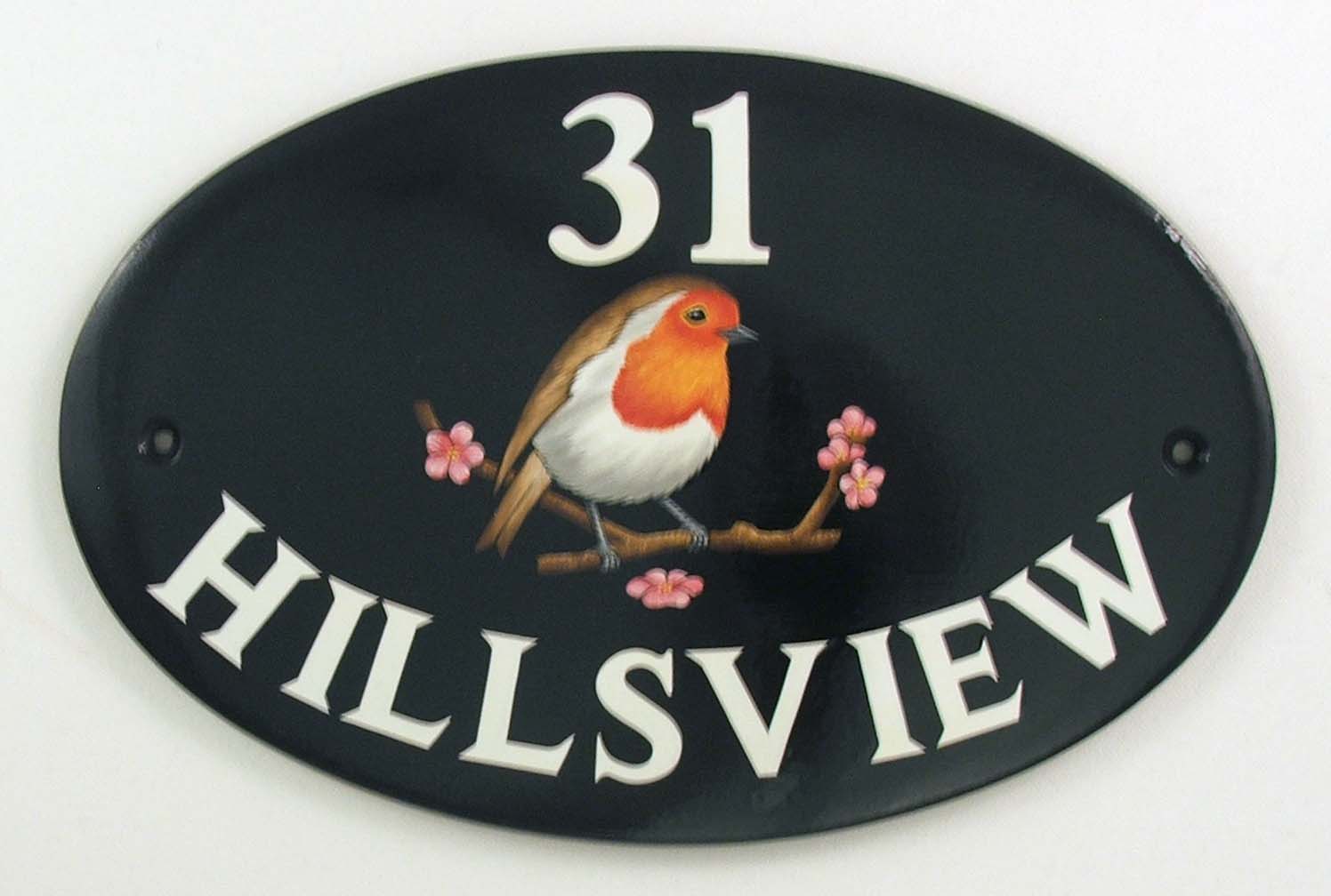 Hand Painted House Signs by Ceramic Art: Hand Painted Ceramic House ...
