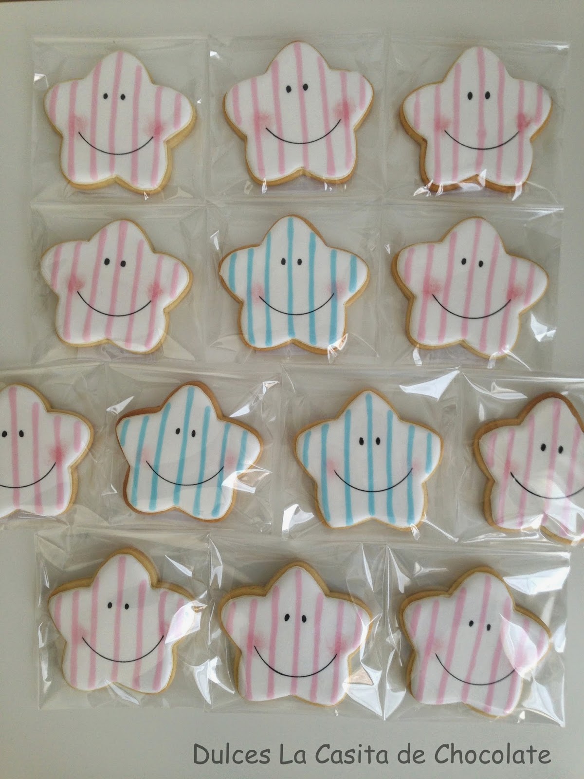 Dulces La Casita de Chocolate: Estrellitas para Martina