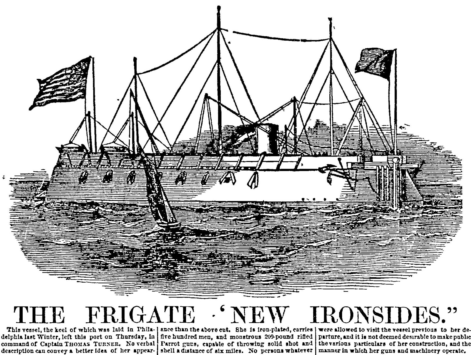 Civil War Navy Sesquicentennial: The U.S. Navy's Newest Weapon-USS New Ironsides
