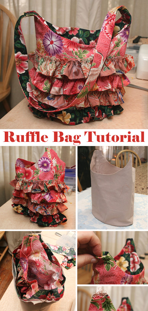 Ruffle Bag Tutorial ~ DIY Tutorial Ideas!