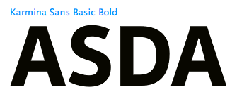 Year 3 Design Practice: Finding the ASDA Font