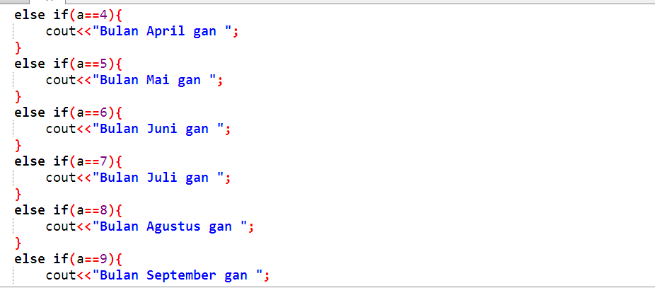 Perbedaan If else dengan Switch case | Belajar bersama