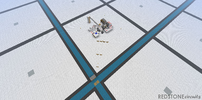 Redstone Circuits: Sectioned Test World