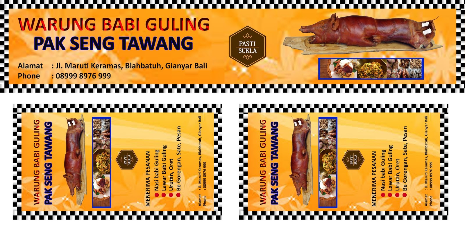 Cetak & Desain Banner Babi Guling Murah - Pasar Semua Ada