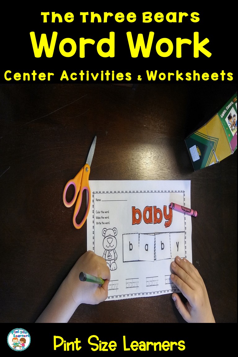 Goldilocks and the Three Bears Fairy Tales Resources For Pk and K ...