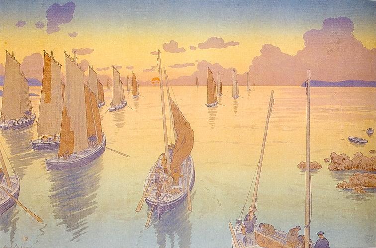 Henri Rivière (1864 -1951) French | Spanish art, Art deco artists ...