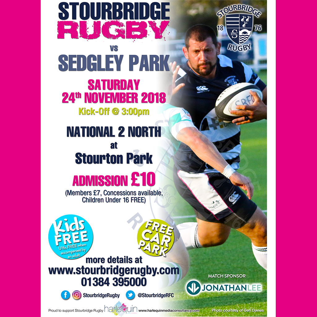Stourbridge Rugby: 2018
