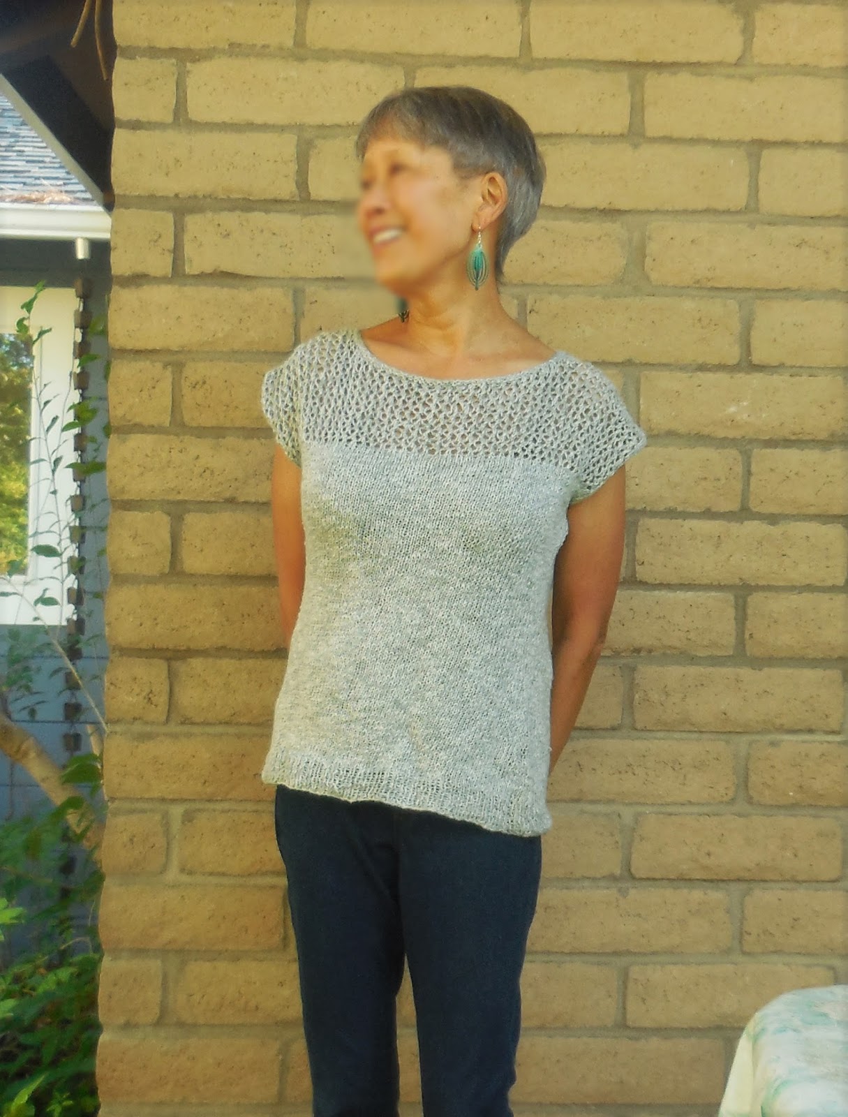 Binding Off: Simple warmer weather sweater