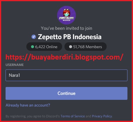 Cara Live Chat GM Pointblank di Discord PB Zepetto