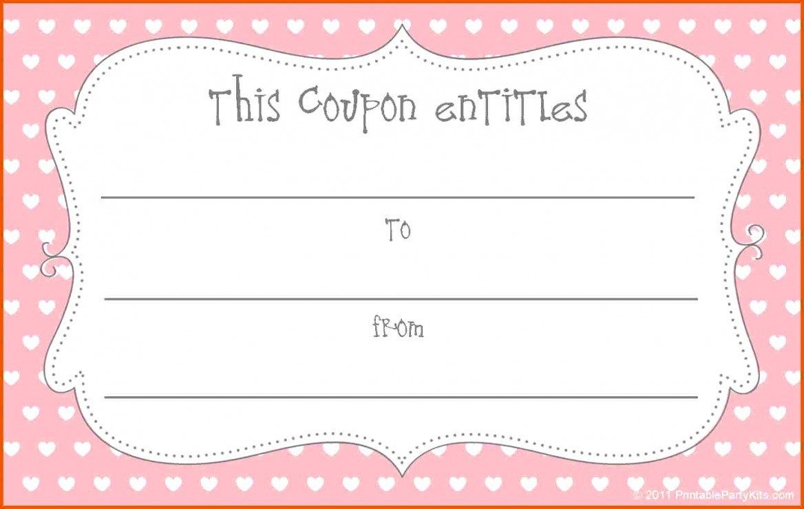 Blank Coupon Design ~ Certificate Letter
