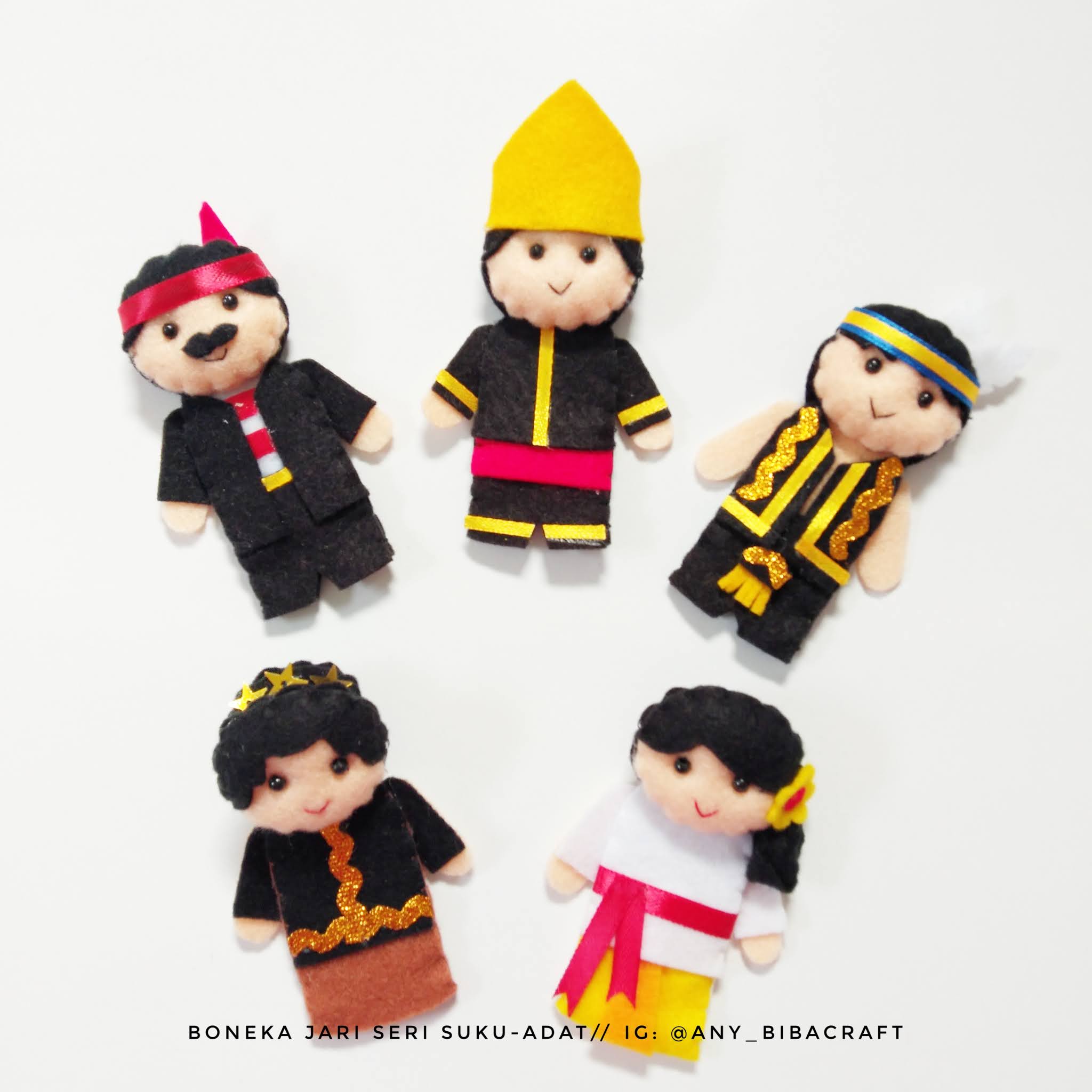Biba Craft Collection: Finger Puppets/Boneka Jari