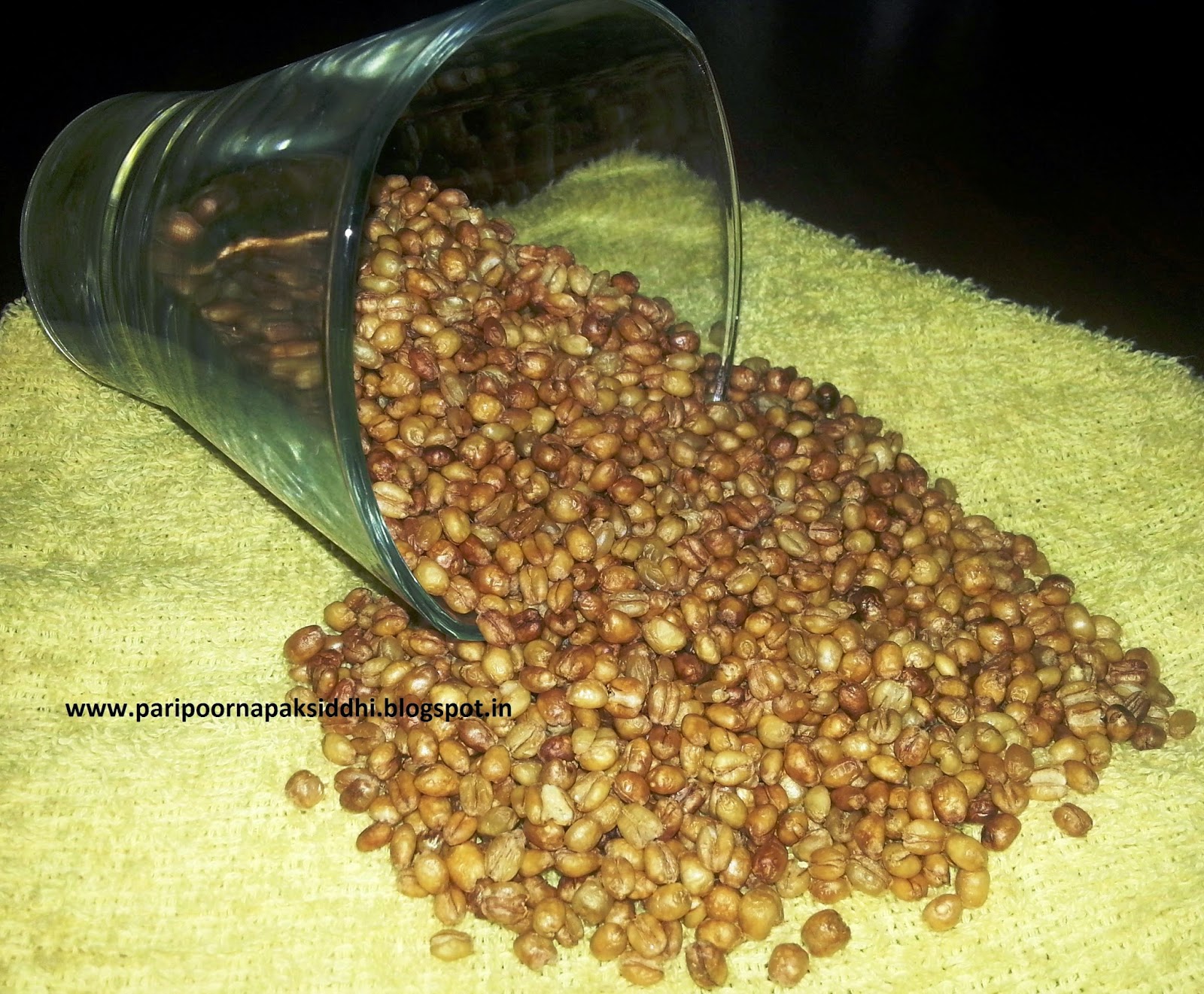 Paripoorna Paksiddhi : HOME MADE MICROWAVE POPPED WHEAT / WHEAT CRISPIES