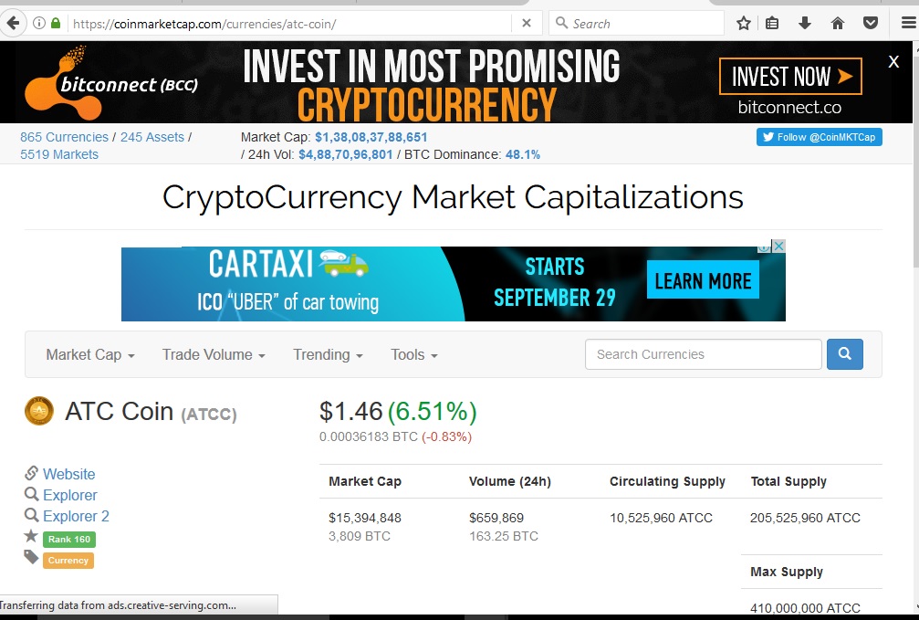 ATC Coin An Unique Opportunity to be a Millionair