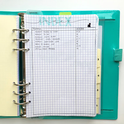 JoSoCrafty: FILOBUJO - Bullet Journaling in a Filofax or Ring-binder