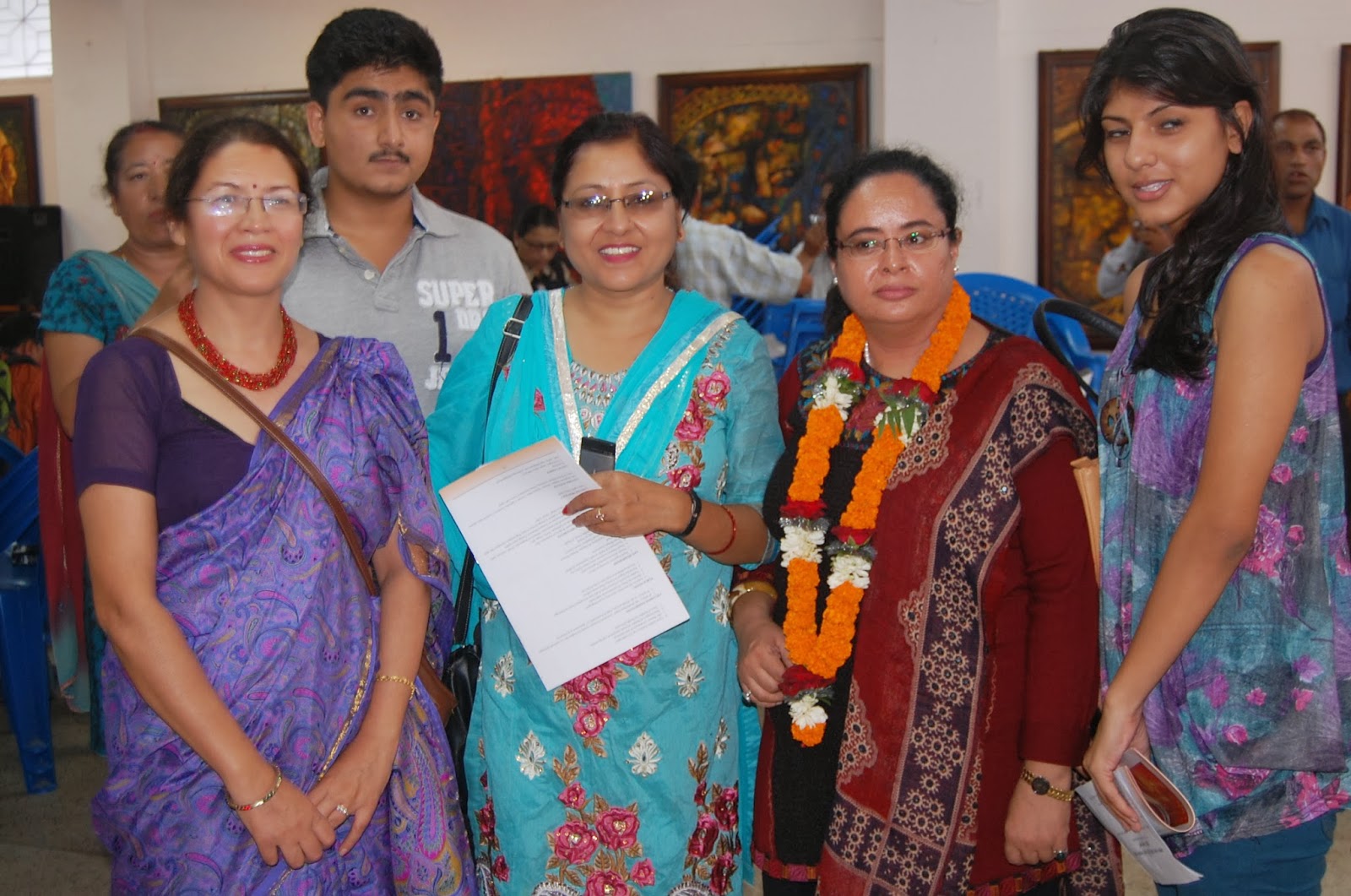 SANDHYA REGMI'S 7th SOLO PAINTING EXHIBITION ENTITLED "FACES OF BUDDHA"