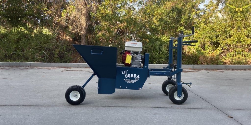 Commercial Concrete Curbing with Lil’ Bubba® SpitFire EPC
