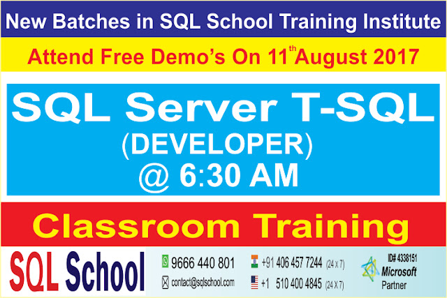 SQL SERVER TRAINING WITH PROJECT: Best Classroom Training For SQL ...