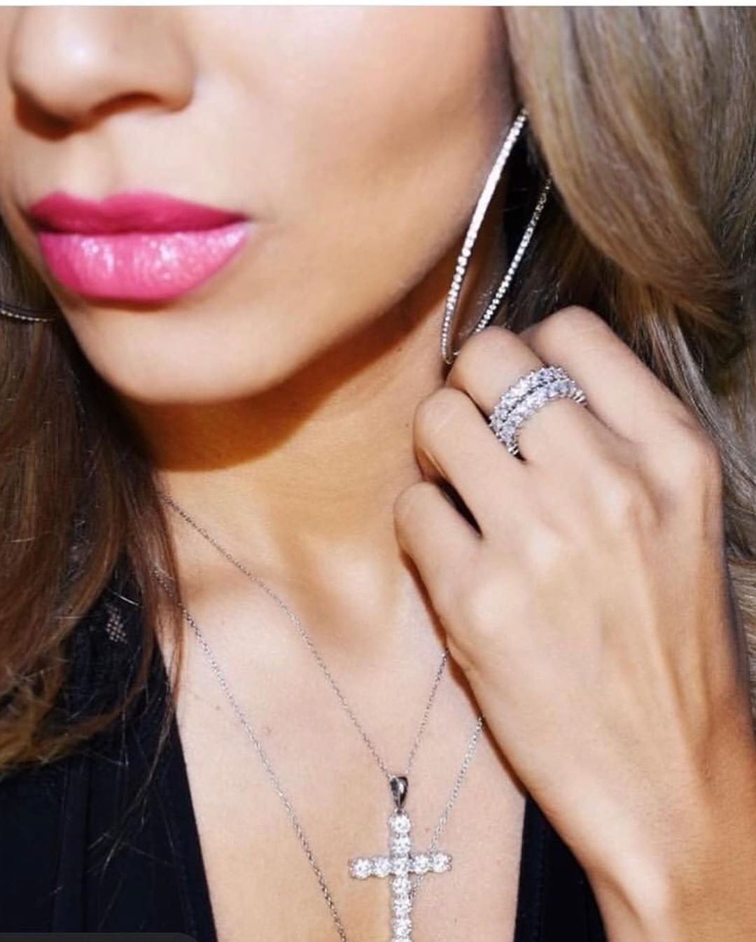 Silver Jewels Jess Happiness Jess Silver Colored Ear Rings Amiera