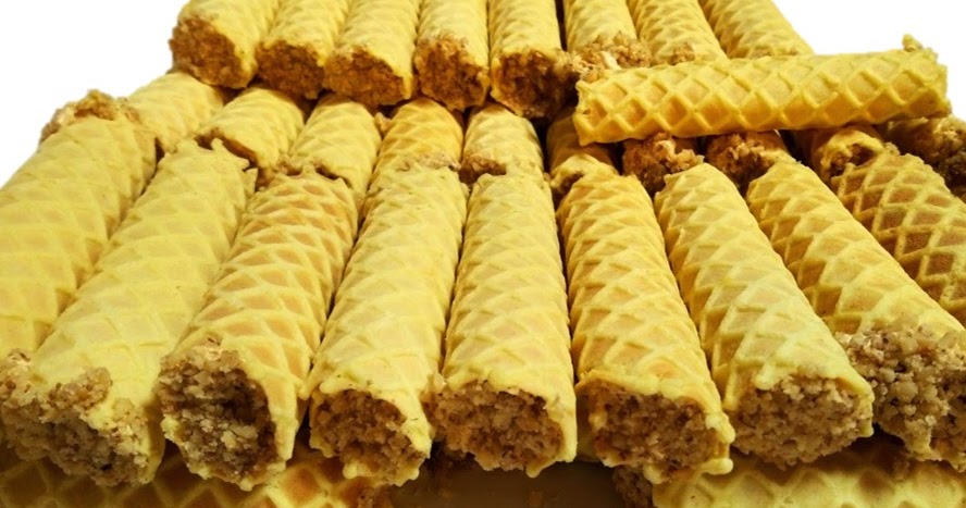 Пирожное «Вафельная трубочка"/Waffle roll/Vaffelrull