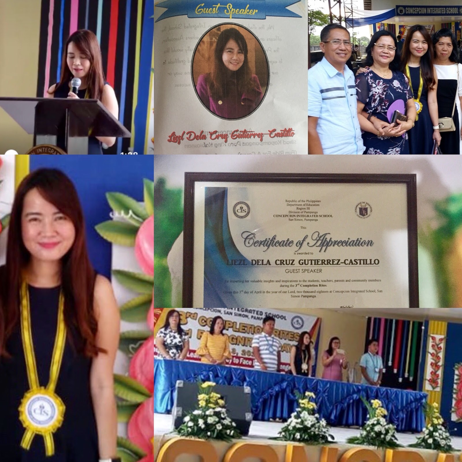 Moving Up Speech at Concepcion Integrated School