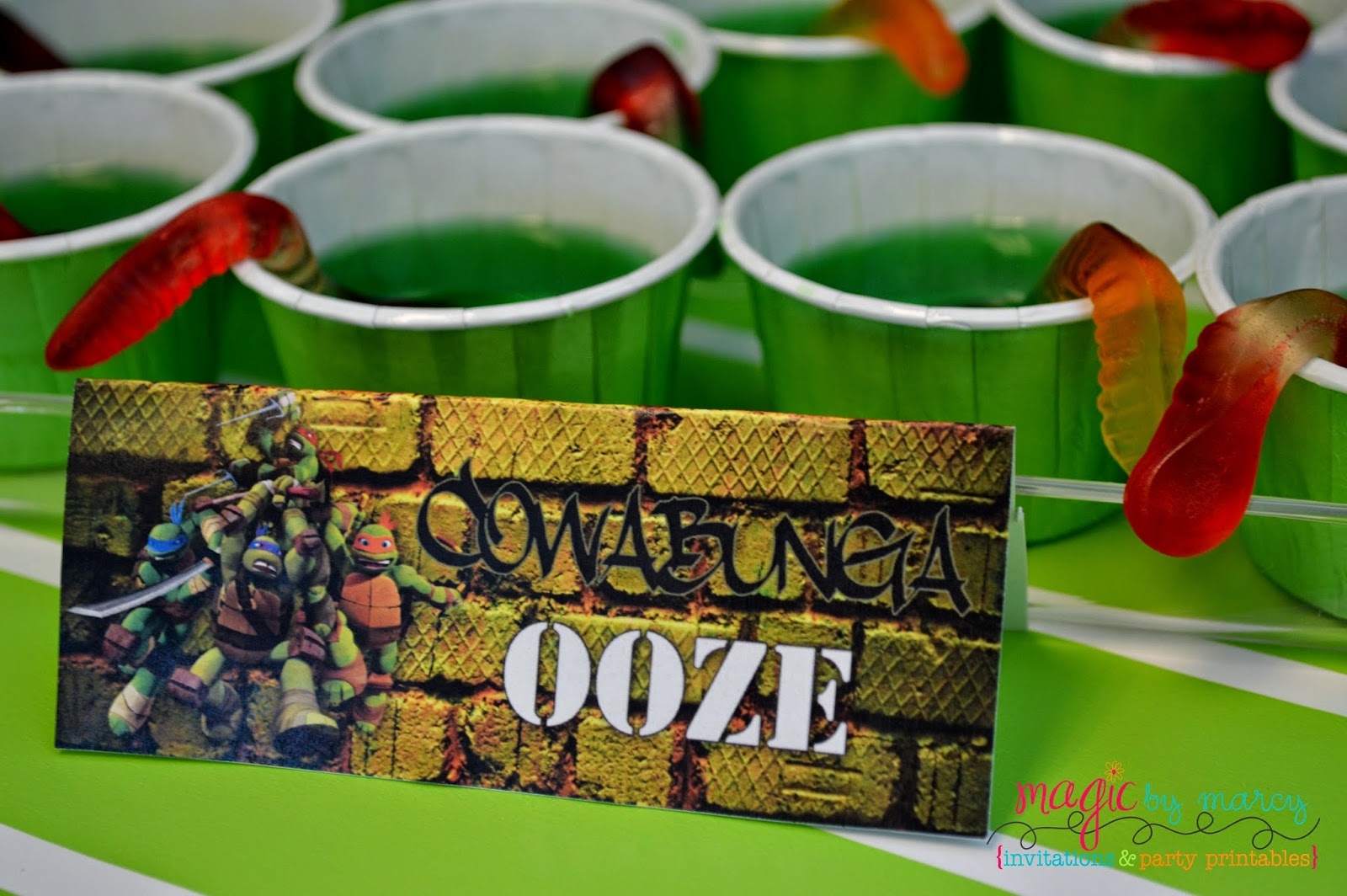 Teenage mutant ninja turtles.....A totally radical party! - Magic By Marcy