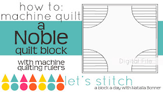 Piece N Quilt: How to: Machine Quilt a Noble Motif on a Square Quilt ...