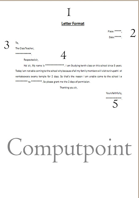 CompuTPoint: how to create a letter in ms word.