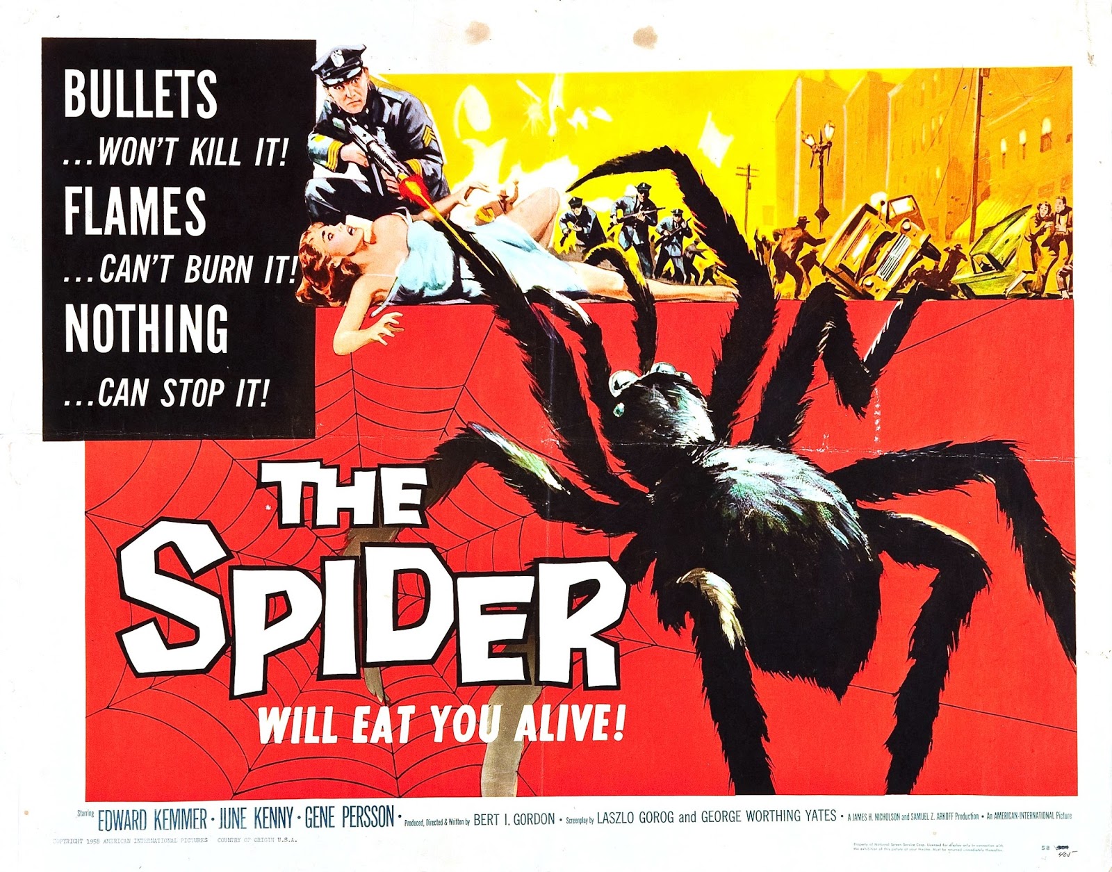 Hubbs Movie Reviews: Earth vs. the Spider (1958)