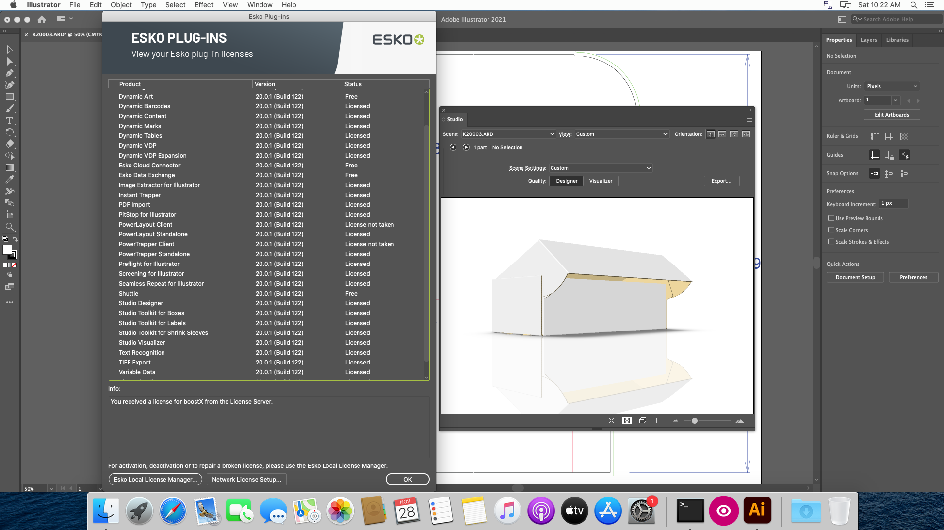 Software Solution: ESKO Studio 20.0.1 for Adobe Illustrator , Studio Toolkit 20.0.1 crack ...